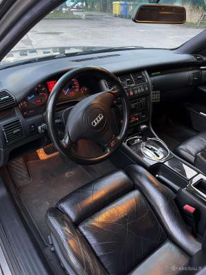 Blue Audi S8 1998 in Kaunas, with an engine capacity of 4.20 L and mileage of 255 thousand km for 7800 €, photo 11 on AUTOMOTO.COM.LV