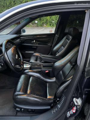 Blue Audi S8 1998 in Kaunas, with an engine capacity of 4.20 L and mileage of 255 thousand km for 7800 €, photo 12 on AUTOMOTO.COM.LV