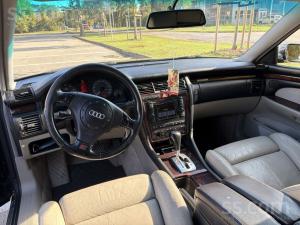 Blue Audi S8 1998 in Riga, with an engine capacity of 4.20 L and mileage of 410 thousand km for 4490 €, photo 12 on AUTOMOTO.COM.LV