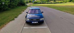 Blue Audi S8 2000 in Vilnius, with an engine capacity of 4.17 L and mileage of 315 thousand km for 5200 €, photo 4 on AUTOMOTO.COM.LV