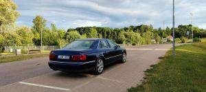 Blue Audi S8 2000 in Vilnius, with an engine capacity of 4.17 L and mileage of 315 thousand km for 5200 €, photo 7 on AUTOMOTO.COM.LV