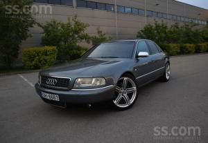 Grey Audi S8 2001 in Riga, with an engine capacity of 4.20 L and mileage of 270 thousand km for 7990 €, photo 3 on AUTOMOTO.COM.LV