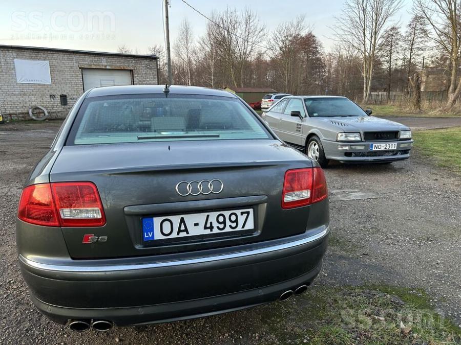 Pelēks Audi S8 2006 Liepāja, ar dzinēja tilpumu 5.20 L un nobraukumu 367 tūkst. km par 12500 €, foto 3 vietnē AUTOMOTO.COM.LV