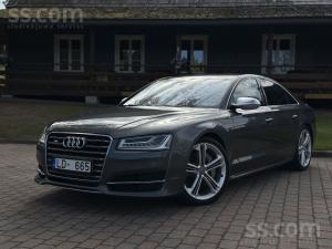 Grey Audi S8 2014 in Riga, with an engine capacity of 4.00 L and mileage of 249 thousand km for 26500 €, photo 3 on AUTOMOTO.COM.LV