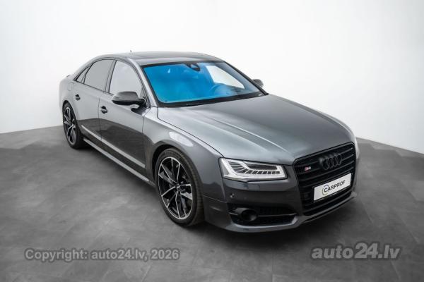 Grey Audi S8 2016 in Tallinn, with an engine capacity of 4.00 L and mileage of 153 thousand km for 39999 €, photo 4 on AUTOMOTO.COM.LV