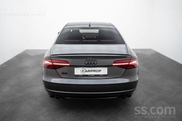 Pelēks Audi S8 2016 Tallina, ar dzinēja tilpumu 4.00 L un nobraukumu 153 tūkst. km par 39999 €, foto 8 vietnē AUTOMOTO.COM.LV