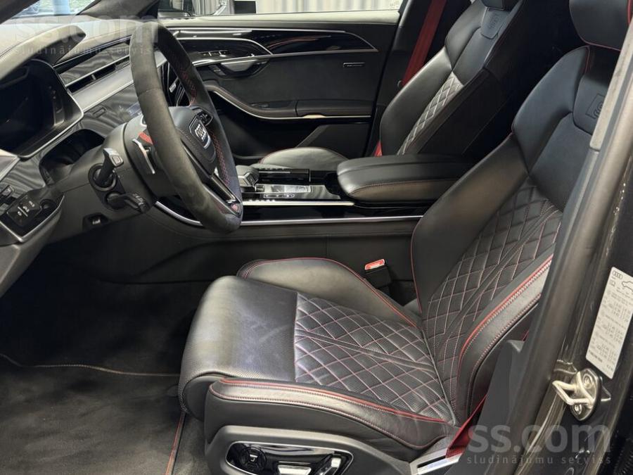 Pelēks Audi S8 2022 Rīga, ar dzinēja tilpumu 4.00 L un nobraukumu 87 tūkst. km par 81490 €, foto 11 vietnē AUTOMOTO.COM.LV