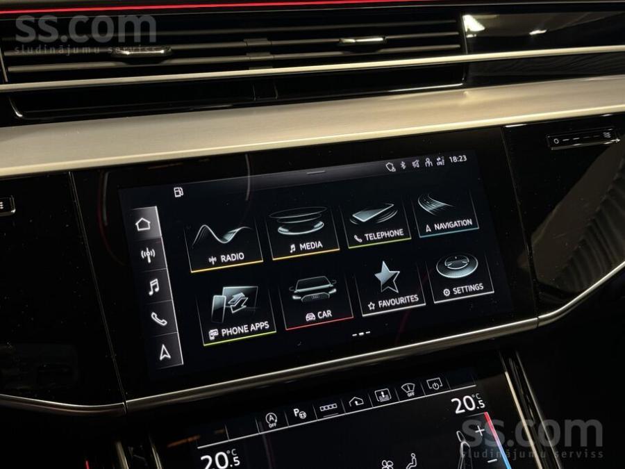 Pelēks Audi S8 2022 Rīga, ar dzinēja tilpumu 4.00 L un nobraukumu 87 tūkst. km par 81490 €, foto 18 vietnē AUTOMOTO.COM.LV