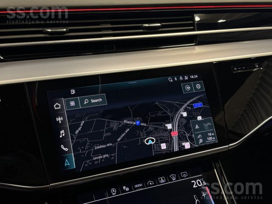 Pelēks Audi S8 2022 Rīga, ar dzinēja tilpumu 4.00 L un nobraukumu 87 tūkst. km par 81490 €, foto 21 vietnē AUTOMOTO.COM.LV