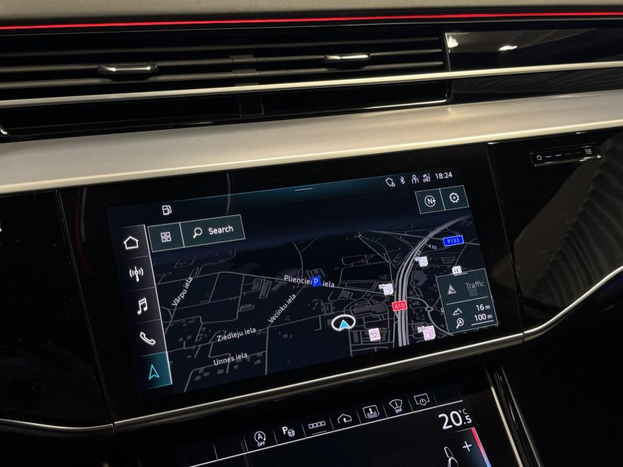Pelēks Audi S8 2022 Rīga, ar dzinēja tilpumu 4.00 L un nobraukumu 87 tūkst. km par 84990 €, foto 20 vietnē AUTOMOTO.COM.LV