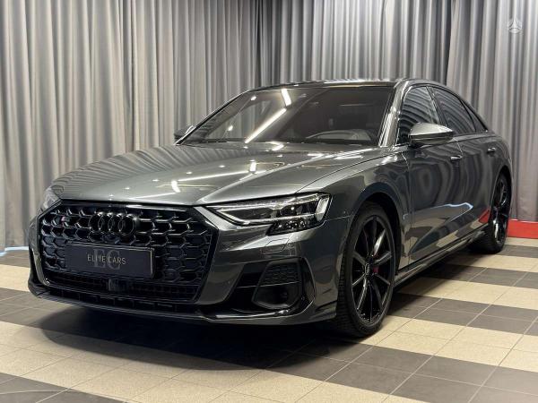 Grey Audi S8 2022 in Riga, with an engine capacity of 4.00 L and mileage of 87 thousand km for 81490 €, photo 1 on AUTOMOTO.COM.LV