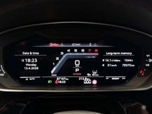 Pelēks Audi S8 2022 Rīga, ar dzinēja tilpumu 4.00 L un nobraukumu 87 tūkst. km par 81490 €, foto 17 vietnē AUTOMOTO.COM.LV