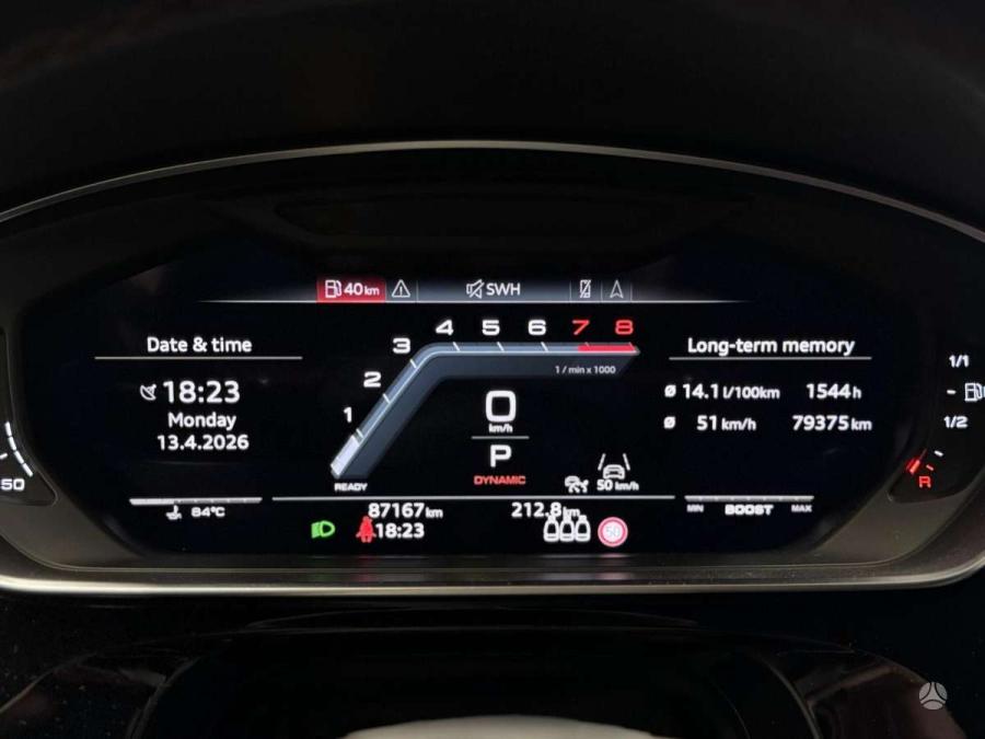 Pelēks Audi S8 2022 Rīga, ar dzinēja tilpumu 4.00 L un nobraukumu 87 tūkst. km par 81490 €, foto 17 vietnē AUTOMOTO.COM.LV