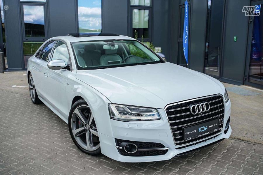 Balts Audi S8 2013 Kauņa, ar dzinēja tilpumu 4.00 L un nobraukumu 198 tūkst. km par 23750 €, foto 4 vietnē AUTOMOTO.COM.LV