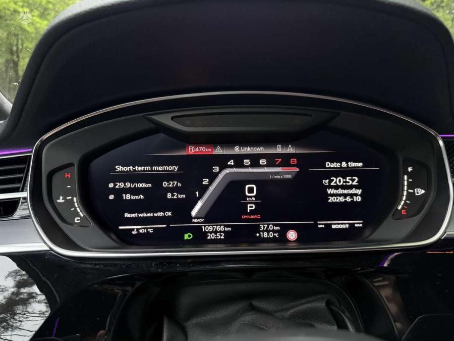 Белый Ауди С8 2020 в Вильнюс, объемом двигателя 4.00 л и пробегом 109 тыс. км за 61499 €, фото 10 на AUTOMOTO.COM.LV