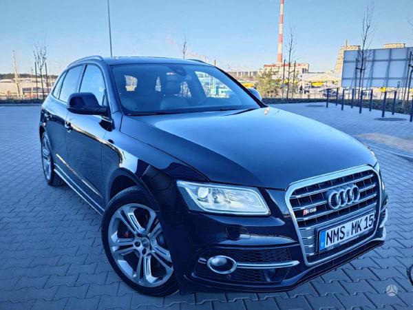 Melns Audi SQ5 2013 Viļņa, ar dzinēja tilpumu 2.97 L un nobraukumu 261 tūkst. km par 14500 €, foto 4 vietnē AUTOMOTO.COM.LV