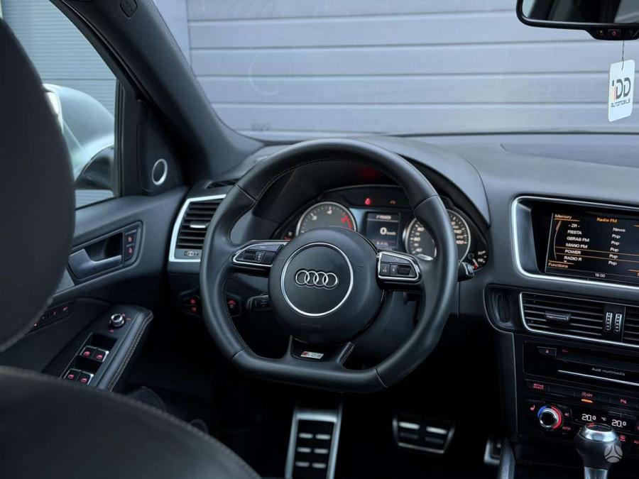 Black Audi SQ5 2013 in Kaunas, with an engine capacity of 2.97 L and mileage of 294 thousand km for 13690 €, photo 22 on AUTOMOTO.COM.LV