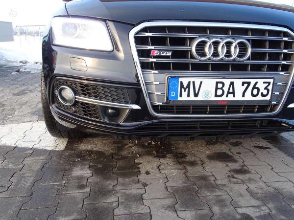 Black Audi SQ5 2014 in Utena, with an engine capacity of 3.00 L and mileage of 256 thousand km for 16750 €, photo 8 on AUTOMOTO.COM.LV