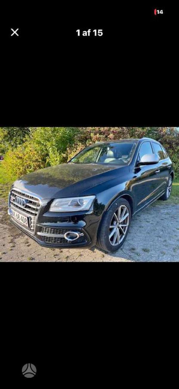 Melns Audi SQ5 2014 Panevēža, ar dzinēja tilpumu 2.97 L un nobraukumu 391 tūkst. km par 12999 €, foto 1 vietnē AUTOMOTO.COM.LV