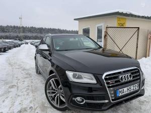 Black Audi SQ5 2014 in Vilnius, with an engine capacity of 3.00 L and mileage of 270 thousand km for 14300 €, photo 10 on AUTOMOTO.COM.LV