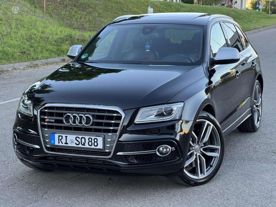 Melns Audi SQ5 2014 Jonava, ar dzinēja tilpumu 2.97 L un nobraukumu 290 tūkst. km par 14499 €, foto 1 vietnē AUTOMOTO.COM.LV