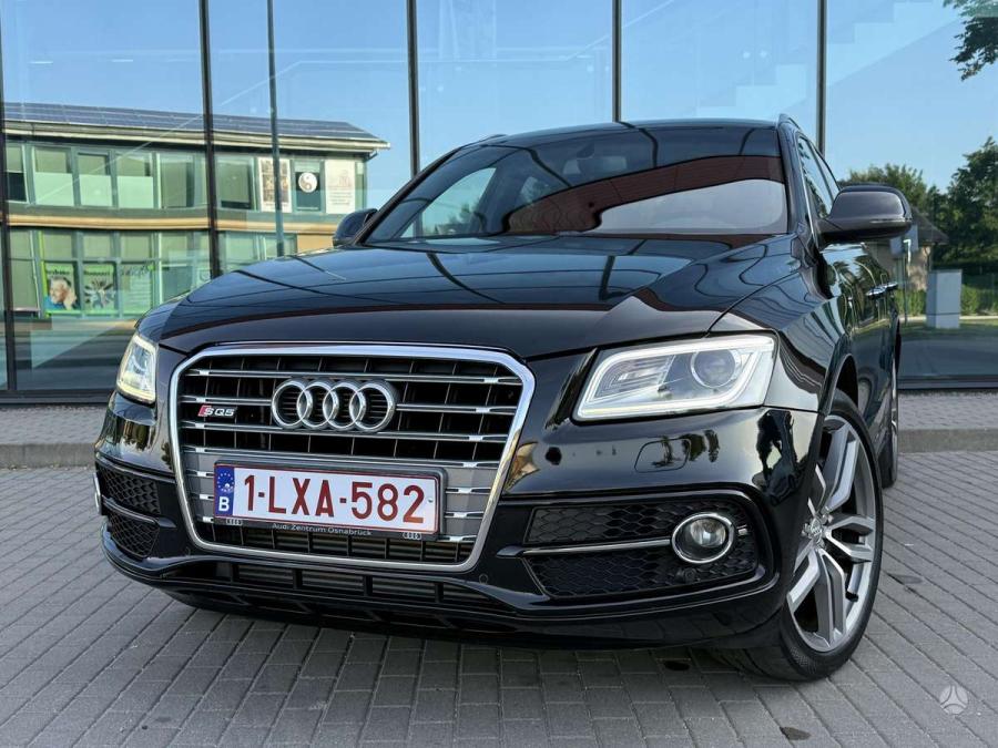 Melns Audi SQ5 2014 Utena, ar dzinēja tilpumu 2.97 L un nobraukumu 282 tūkst. km par 13300 €, foto 1 vietnē AUTOMOTO.COM.LV
