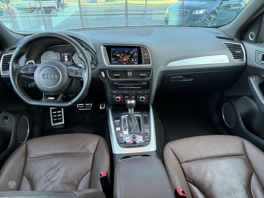 Melns Audi SQ5 2014 Utena, ar dzinēja tilpumu 2.97 L un nobraukumu 282 tūkst. km par 13300 €, foto 11 vietnē AUTOMOTO.COM.LV