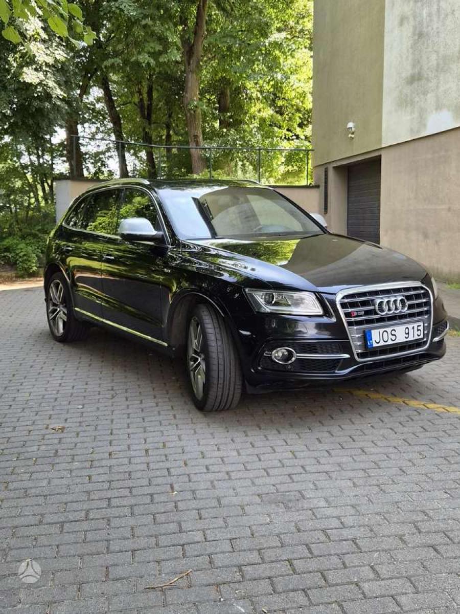 Melns Audi SQ5 2014 Viļņa, ar dzinēja tilpumu 3.00 L un nobraukumu 130 tūkst. km par 14800 €, foto 5 vietnē AUTOMOTO.COM.LV