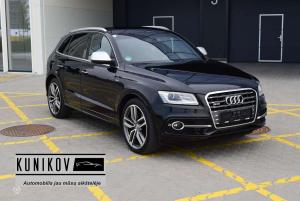Black Audi SQ5 2014 in Vilnius, with an engine capacity of 2.97 L and mileage of 244 thousand km for 15400 €, photo  on AUTOMOTO.COM.LV