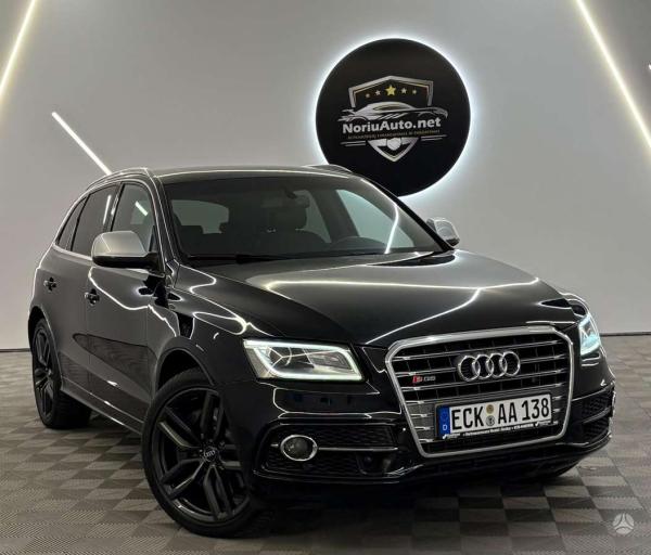 Black Audi SQ5 2014 in Marijampole, with an engine capacity of 2.97 L and mileage of 194 thousand km for 15450 €, photo 1 on AUTOMOTO.COM.LV