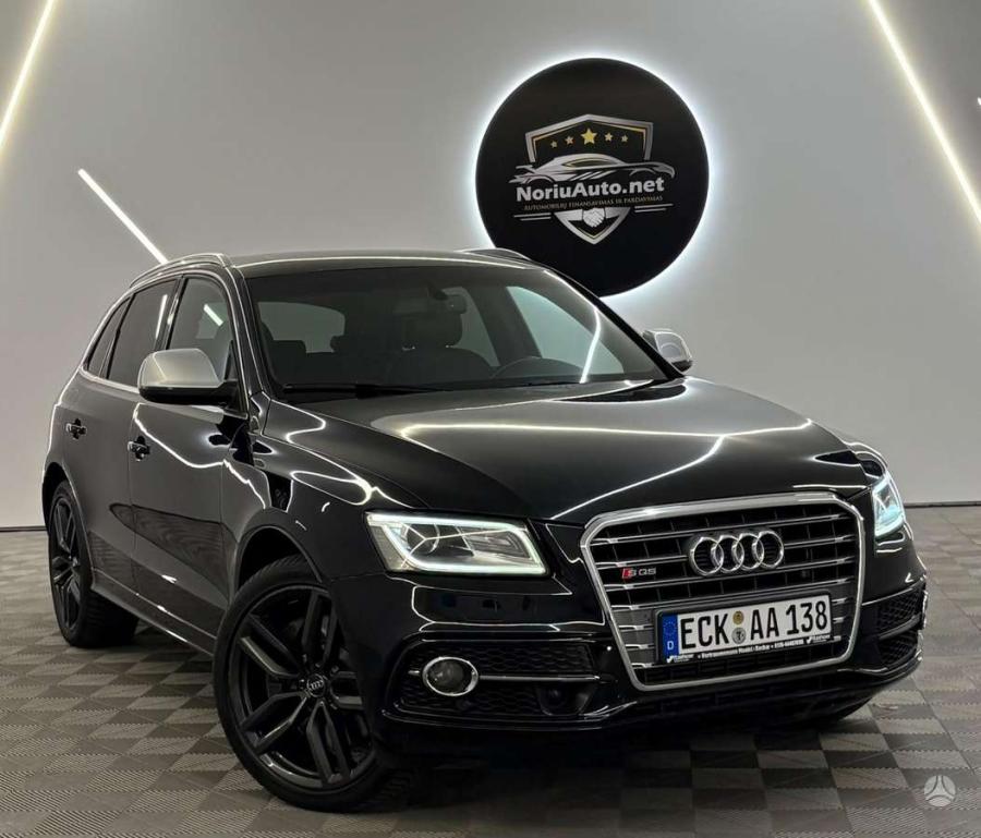 Black Audi SQ5 2014 in Marijampole, with an engine capacity of 2.97 L and mileage of 194 thousand km for 15450 €, photo 1 on AUTOMOTO.COM.LV