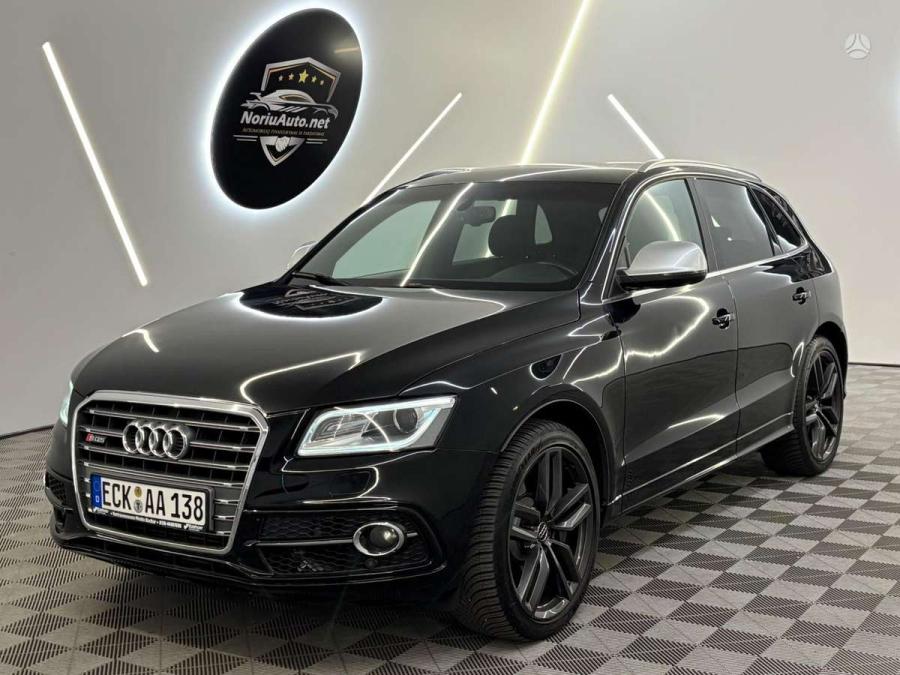 Black Audi SQ5 2014 in Marijampole, with an engine capacity of 2.97 L and mileage of 194 thousand km for 15450 €, photo 18 on AUTOMOTO.COM.LV