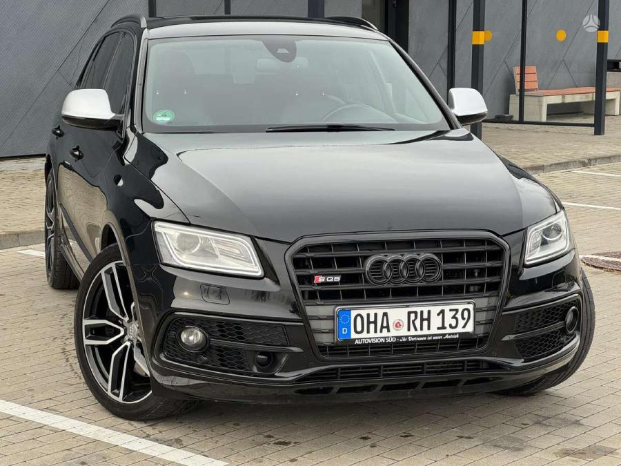 Melns Audi SQ5 2015 Jonava, ar dzinēja tilpumu 3.00 L un nobraukumu 298 tūkst. km par 14500 €, foto 12 vietnē AUTOMOTO.COM.LV