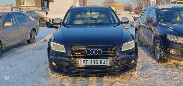 Black Audi SQ5 2015 in Taurage, with an engine capacity of 2.97 L and mileage of 245 thousand km for 15500 €, photo 2 on AUTOMOTO.COM.LV