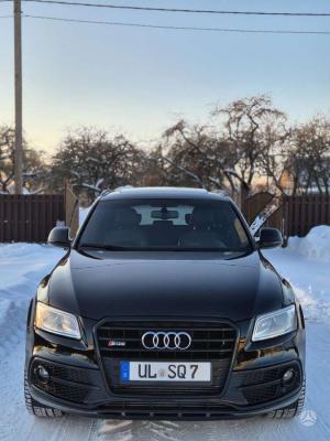 Black Audi SQ5 2015 in Vilnius, with an engine capacity of 3.00 L and mileage of 155 thousand km for 16250 €, photo 2 on AUTOMOTO.COM.LV