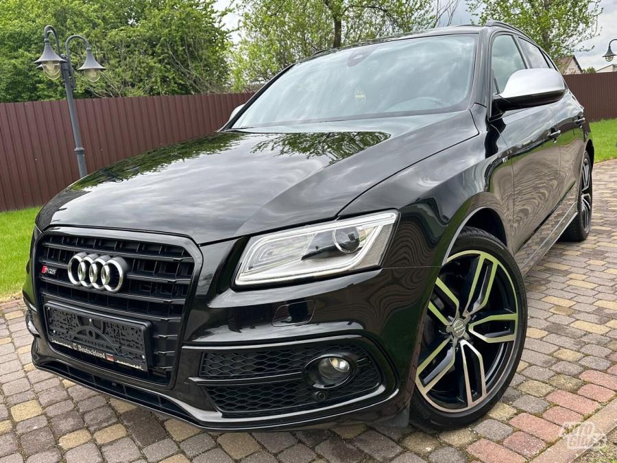 Black Audi SQ5 2015 in Vilnius, with an engine capacity of 3.00 L and mileage of 285 thousand km for 15550 €, photo 4 on AUTOMOTO.COM.LV