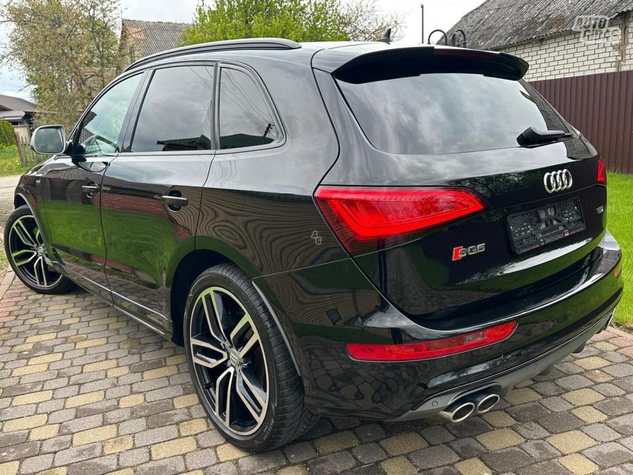 Black Audi SQ5 2015 in Vilnius, with an engine capacity of 3.00 L and mileage of 285 thousand km for 15550 €, photo 5 on AUTOMOTO.COM.LV