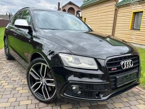 Black Audi SQ5 2015 in Vilnius, with an engine capacity of 3.00 L and mileage of 285 thousand km for 15550 €, photo 6 on AUTOMOTO.COM.LV