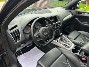 Black Audi SQ5 2015 in Vilnius, with an engine capacity of 3.00 L and mileage of 285 thousand km for 15550 €, photo 13 on AUTOMOTO.COM.LV