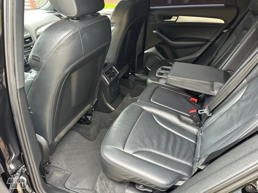 Black Audi SQ5 2015 in Vilnius, with an engine capacity of 3.00 L and mileage of 285 thousand km for 15550 €, photo 15 on AUTOMOTO.COM.LV