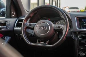 Black Audi SQ5 2015 in Kaunas, with an engine capacity of 3.00 L and mileage of 251 thousand km for 16450 €, photo 19 on AUTOMOTO.COM.LV