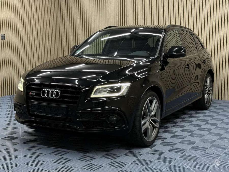 Melns Audi SQ5 2015 Marijampole, ar dzinēja tilpumu 2.97 L un nobraukumu 249 tūkst. km par 13500 €, foto 6 vietnē AUTOMOTO.COM.LV