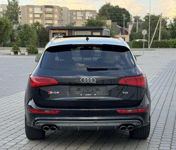 Black Audi SQ5 2015 in Raseiniai, with an engine capacity of 2.97 L and mileage of 210 thousand km for 15250 €, photo 6 on AUTOMOTO.COM.LV
