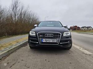 Black Audi SQ5 2016 in Palanga, with an engine capacity of 3.00 L and mileage of 139 thousand km for 20900 €, photo 4 on AUTOMOTO.COM.LV