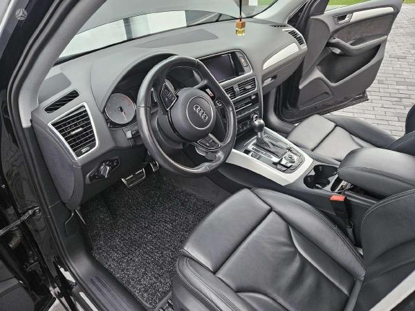 Melns Audi SQ5 2016 Palanga, ar dzinēja tilpumu 3.00 L un nobraukumu 139 tūkst. km par 20900 €, foto 7 vietnē AUTOMOTO.COM.LV