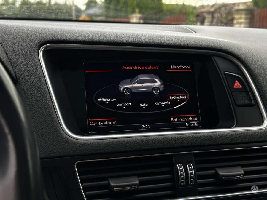 Black Audi SQ5 2016 in Vilnius, with an engine capacity of 2.97 L and mileage of 216 thousand km for 18550 €, photo 46 on AUTOMOTO.COM.LV