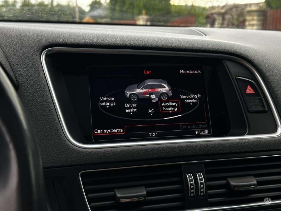 Black Audi SQ5 2016 in Vilnius, with an engine capacity of 2.97 L and mileage of 216 thousand km for 18550 €, photo 48 on AUTOMOTO.COM.LV