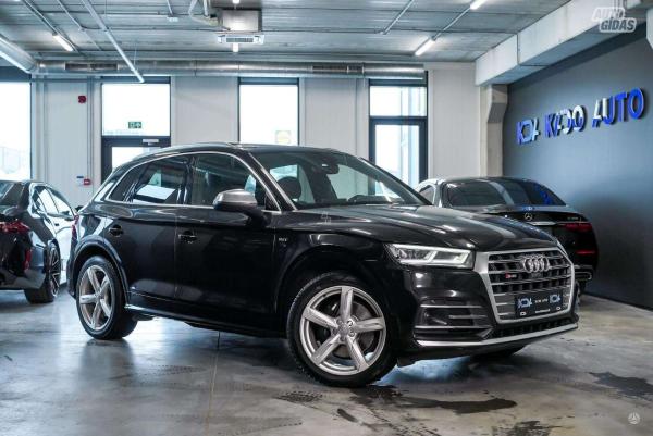 Black Audi SQ5 2018 in Marijampole, with an engine capacity of 3.00 L and mileage of 212 thousand km for 25950 €, photo 1 on AUTOMOTO.COM.LV