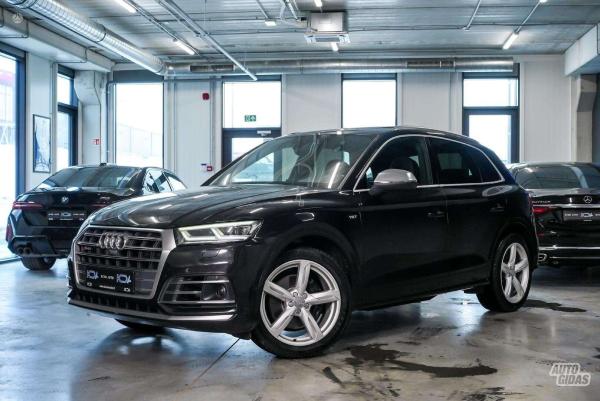 Black Audi SQ5 2018 in Marijampole, with an engine capacity of 3.00 L and mileage of 212 thousand km for 24450 €, photo 2 on AUTOMOTO.COM.LV