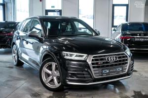 Black Audi SQ5 2018 in Marijampole, with an engine capacity of 3.00 L and mileage of 212 thousand km for 23950 €, photo 4 on AUTOMOTO.COM.LV